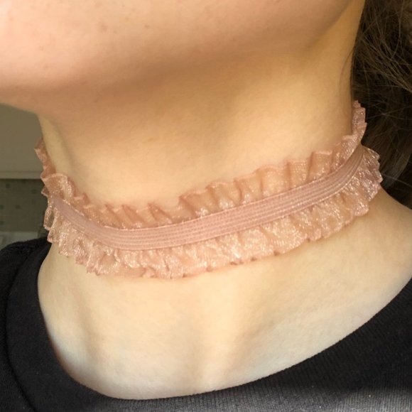 Jewelry | Stretchy Light Pink Choker | Poshmark